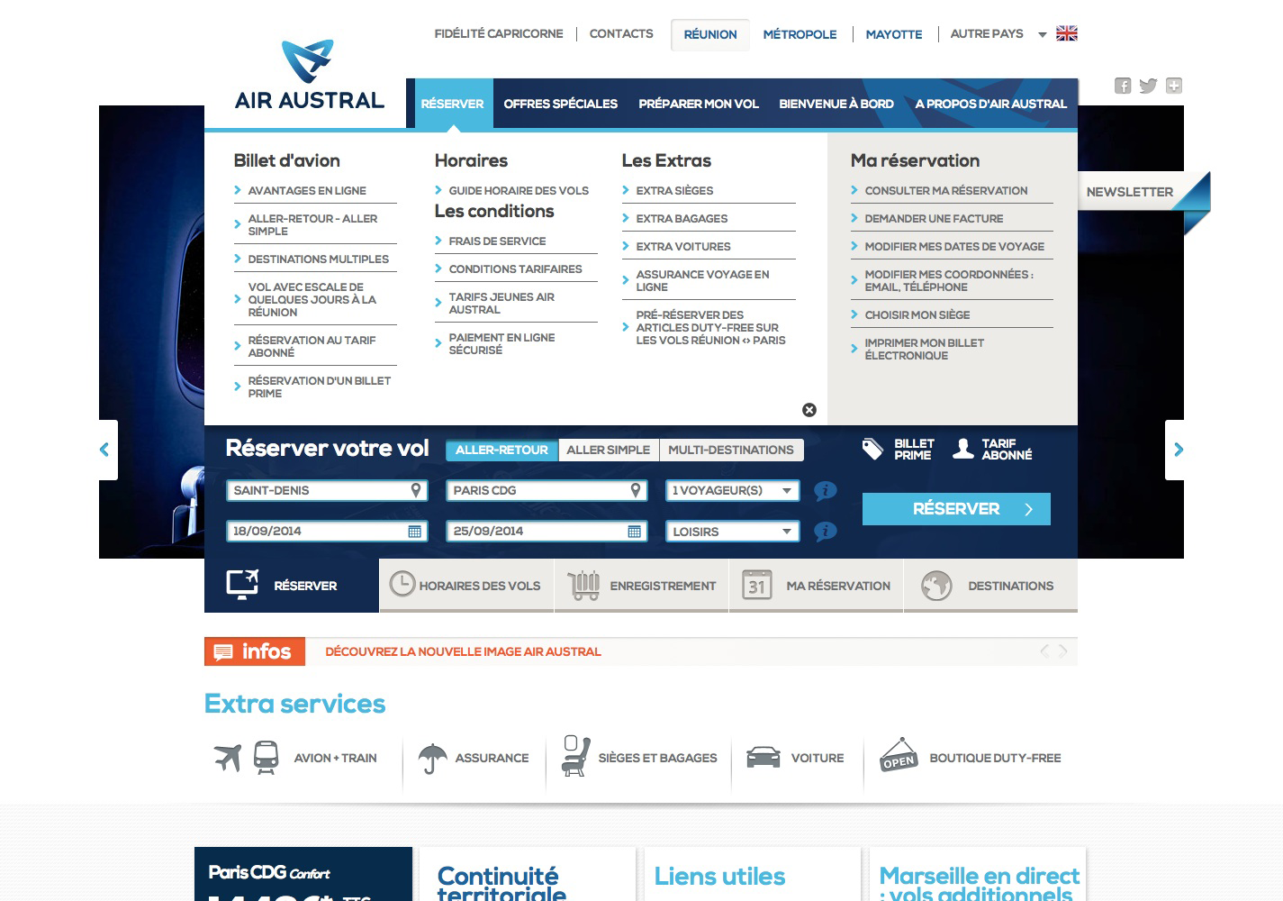 Air Austral - MEDIALIGHT - ESN Ile de La Réunion